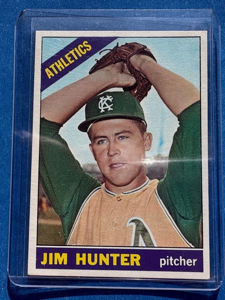 1966 Topps Baseball #36 - Jim Hunter | eBay
