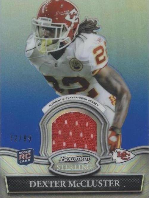 2010 Bowman Sterling - Relics Dexter McCluster #BSR-DM Blue Refractor ...