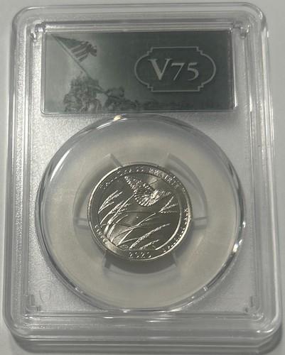 2020-W EARLY FIND TALLGRASS PRAIRIE NP QUARTER MS64+ PCGS WITH A V75 ...