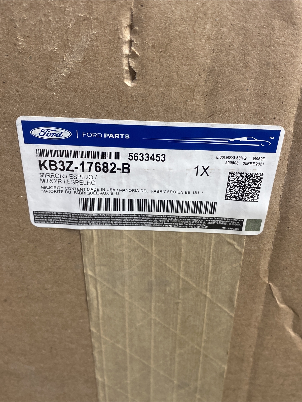 Genuine Ford Mirror Assembly Kb3z-17682-b for sale online | eBay
