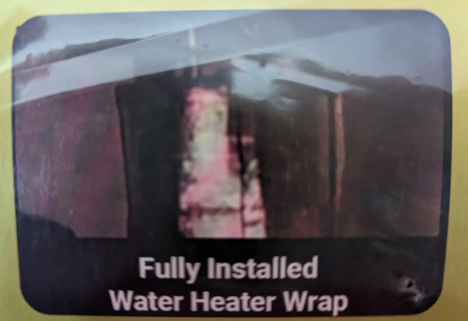 Water Heater Insulation Blanket jacket cover Fit up to 80 Gallons Tank ...
