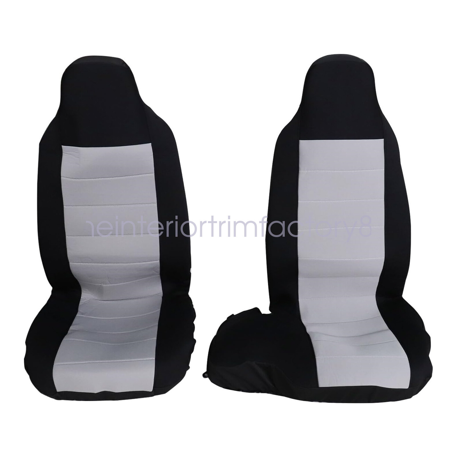 For 2004-2012 FORD RANGER 60/40 HIBACK CAR SEAT COVERS Light-Gray ...
