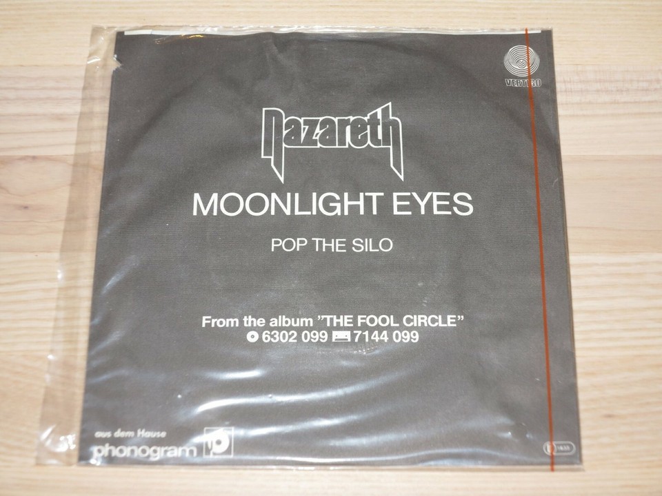 Nazareth 7" Single - Moonlight Eyes / 6000671 Press in New Sealed | eBay