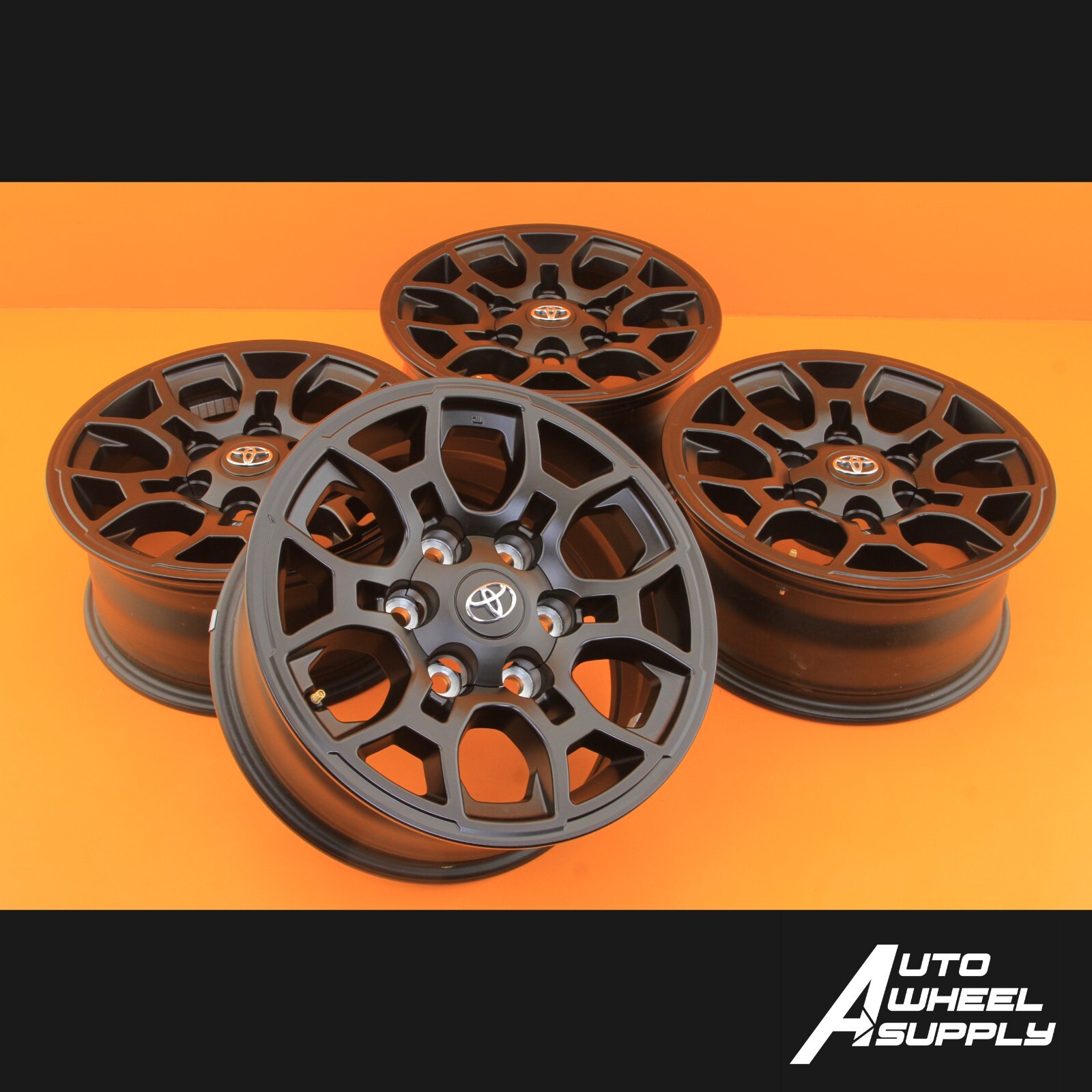 Toyota Tacoma 2016-2023 Matte Black 16" Inch OEM Set of 4 Wheels Rims ...