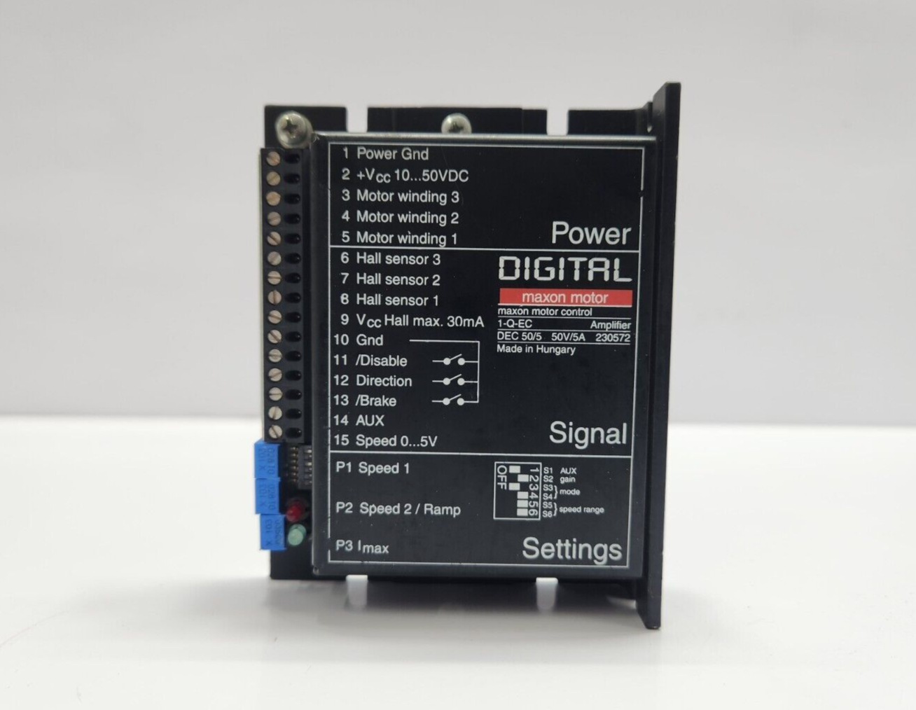 Maxon Motor Controller 1-q-ec Amplifier 250w 50v 5a 230572 for sale ...