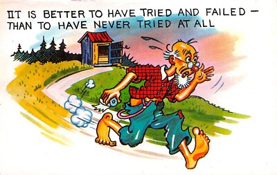 # G2980 OUTHOUSE COMIC POSTCARD | eBay