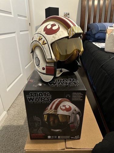 Star Wars Black Series Luke Skywalker Battle Simulation Helmet W/Lights ...