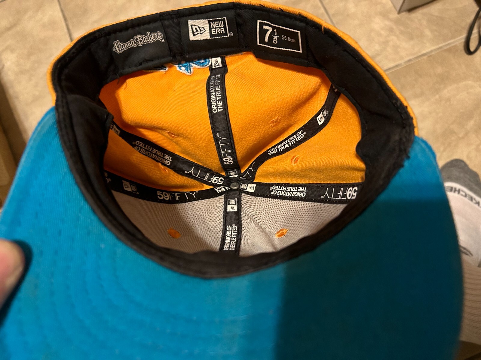 Fred Flintstone Hannah Barbera New Era 59Fifty Cap Ha… - Gem