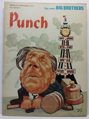 Punch UK Weekly Magazine Vintage Back Issue September 8-14 1971 | eBay