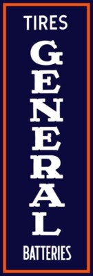 General Tires & Batteries NEW Sign 12x36" USA STEEL XL Size - 4 lbs | eBay