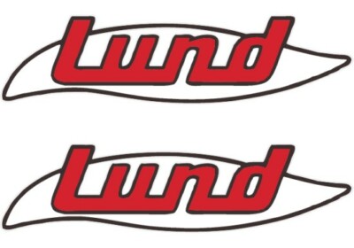 LUND Boat Decal Kit Set Stickers Fishing Sports Vintage Antique L@@K | eBay