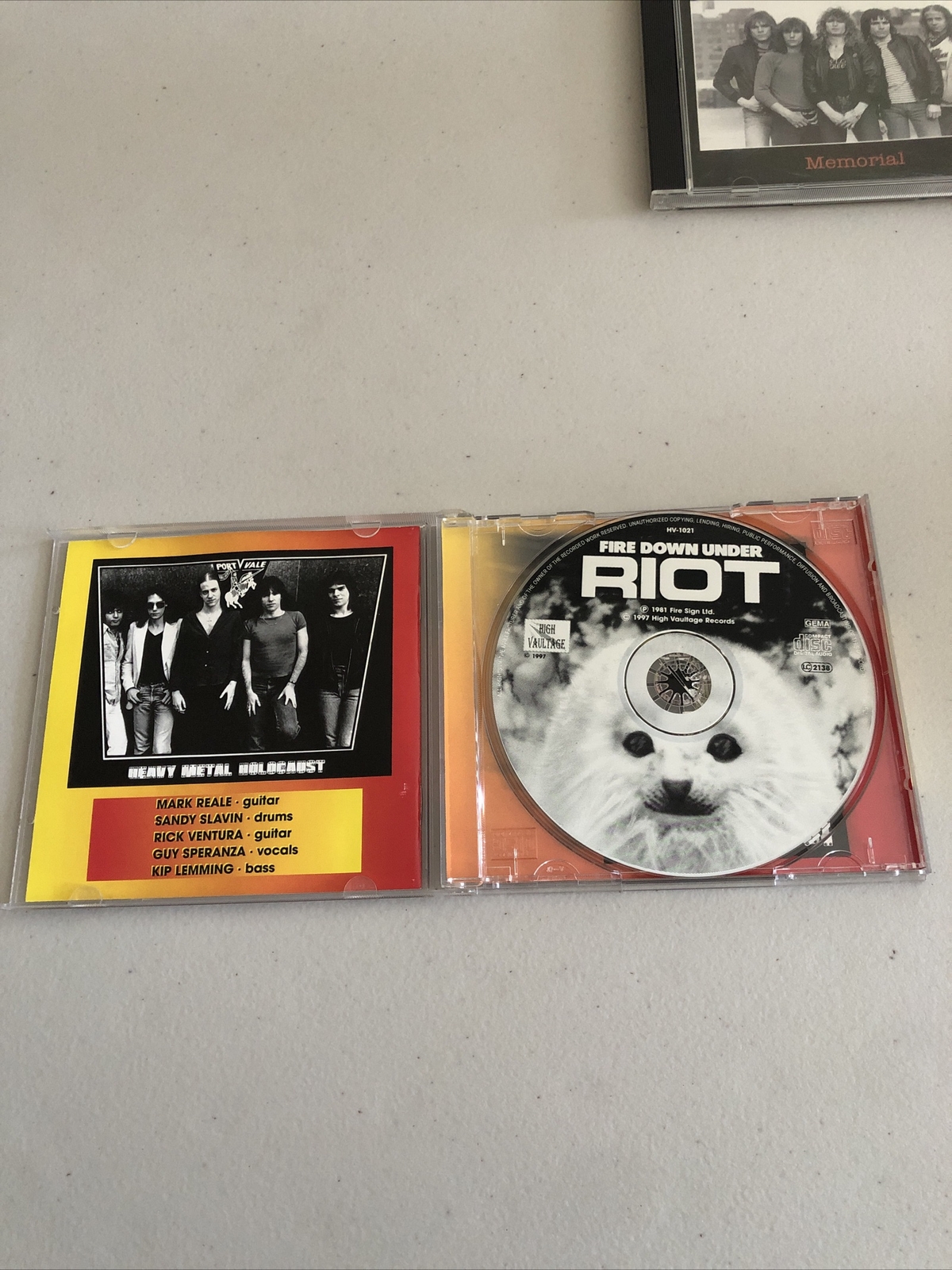RIOT 2 IMPORT CD LOT - Memorial (D.A.T Records) Fire Down Under (High ...