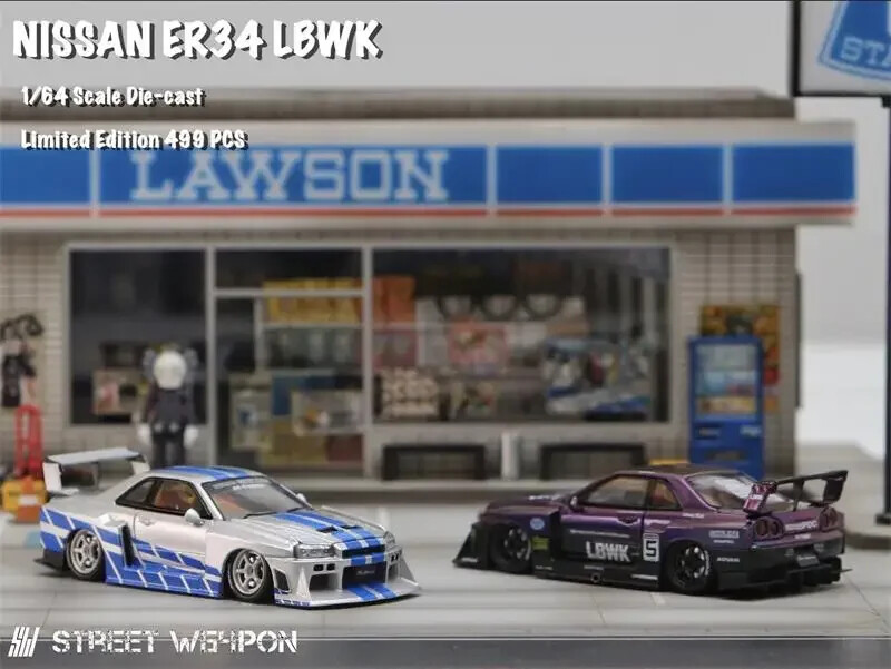 Street Weapon SW 1:64 ER34 LBWK Limited500 Diecast Model Car | eBay
