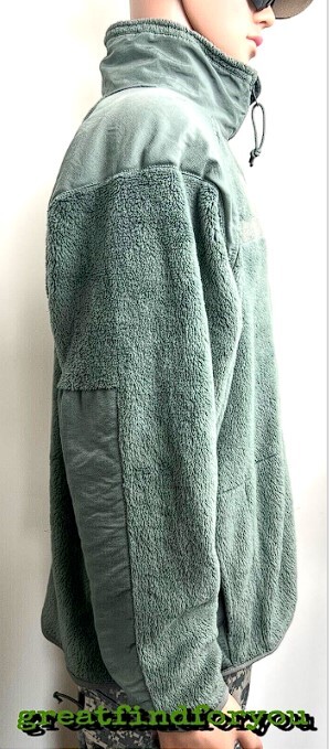 USGI POLARTEC COLD WEATHER FLEECE JACKET, FOLIAGE GREEN, ASSORTED SIZES ...