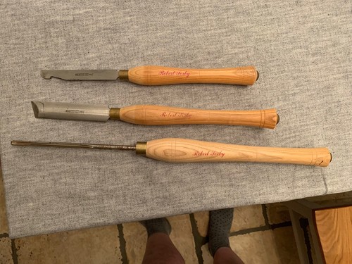 ROBERT SORBY Wood Turning Chisels x 3 Woodturning Tools | eBay