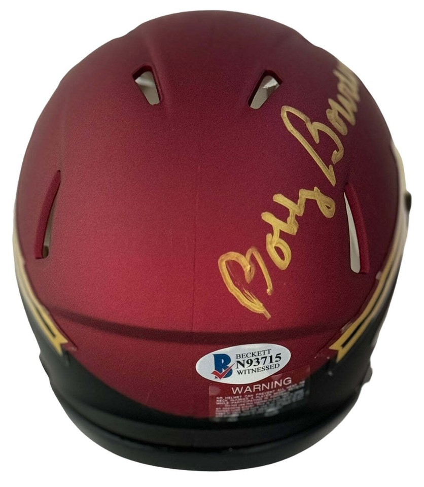 Bobby Bowden Autographed Florida State University Speed Mini Helmet ...