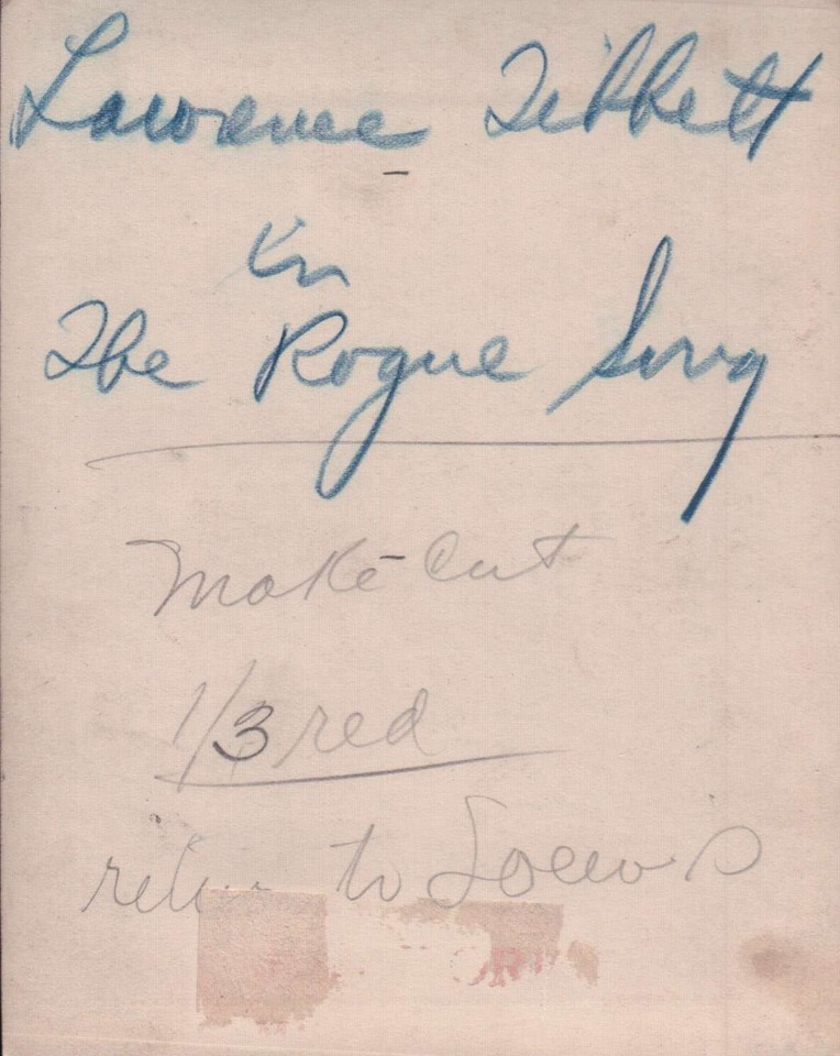 Vintage 4x5 Photo opera singer Actor Lawrence Tibbett in The Rogue Song ...