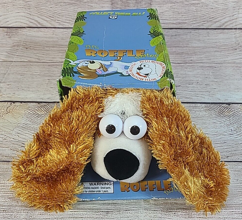 The Roffle Mates Plush Dog Stuffed Animal Motion Activated Brown | eBay