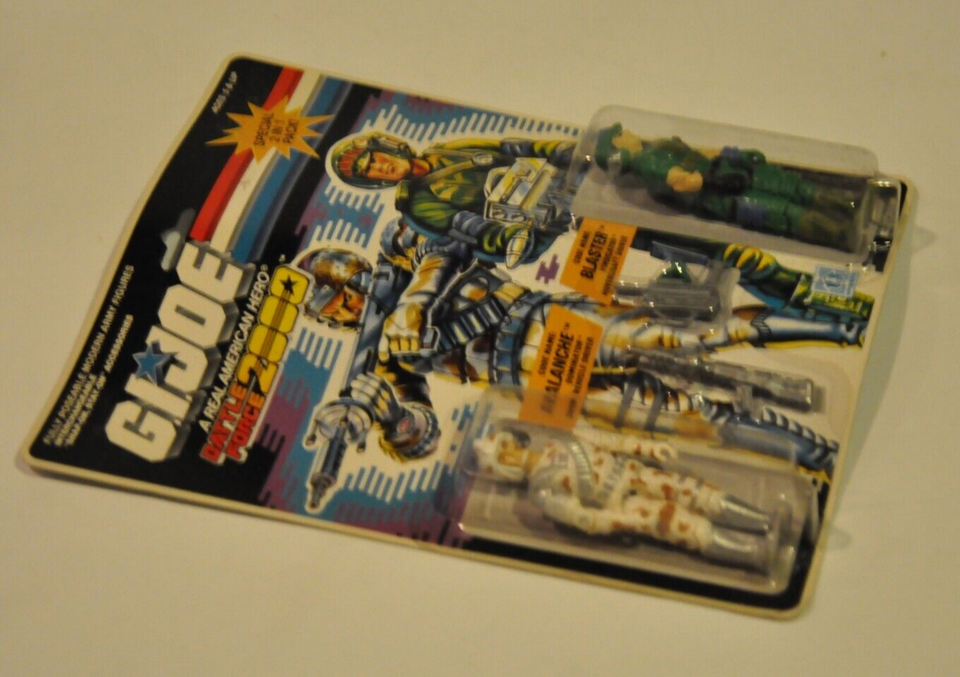 GI JOE AVALANCHE & BLASTER BATTLE FORCE 2000 NEW SEALED MOC 1987 RARE ...