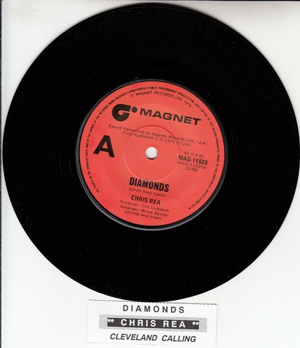 CHRIS REA Diamonds 7" 45 rpm vinyl record + juke box title strip | eBay ...