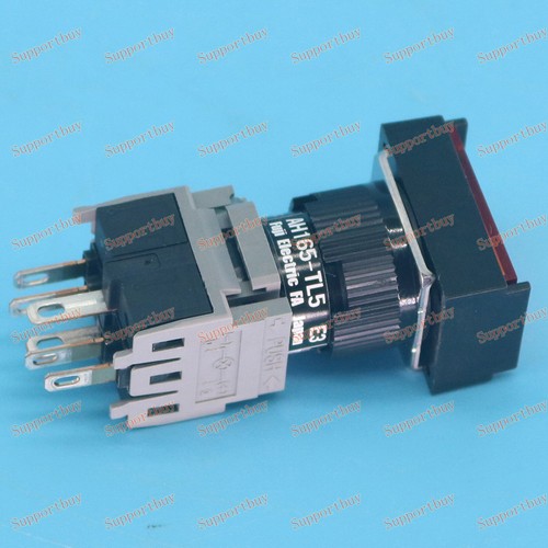 5PC New AH165-TL5O11E3 For fuji Orange Pushbutton Command Switch Free ...