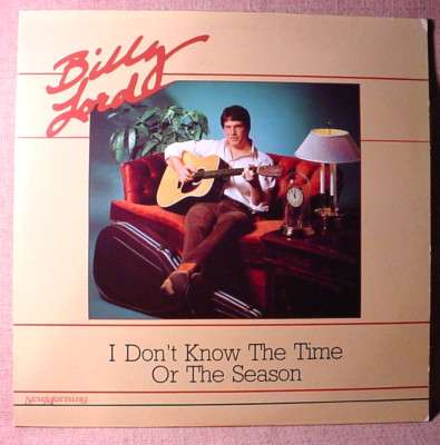 Billy Lord Stereo Lp - I Don’t Know The Time Or The Season - New ...