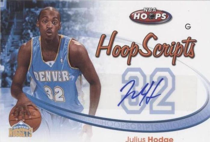 2005-06 NBA Hoops - Hoop Scripts Julius Hodge #HS-JH (AU, RC) for sale ...