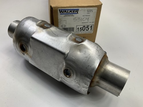 Walker 15051 EPA Standard Universal Catalytic Converter - 2" Inlet X 11 ...