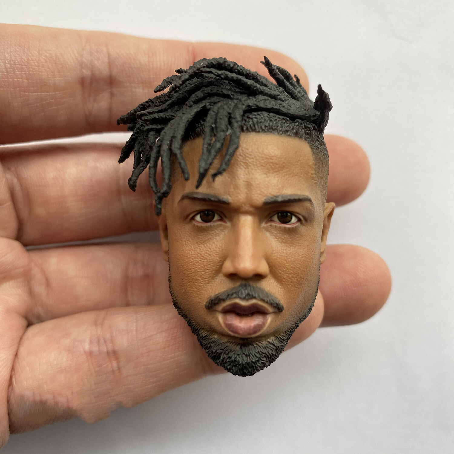 N’Jadaka Erik Killmonger Head Carving Head Model 1/6 Scale Toys Fit Hot ...