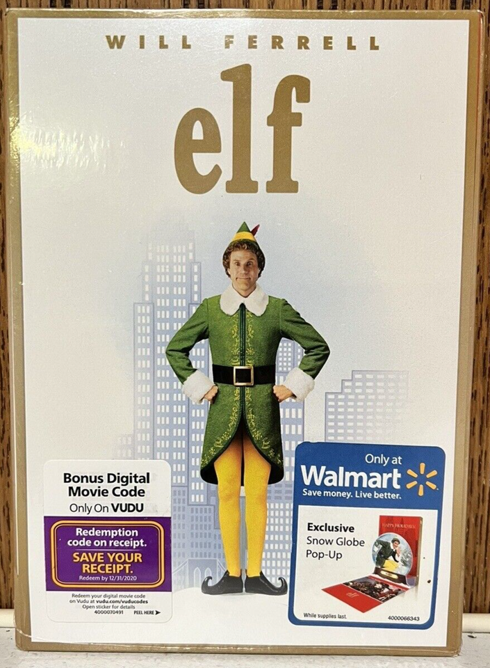The Christmas Movie Elf Starring Will Ferrell (DVD, 2003) Great Movie ...