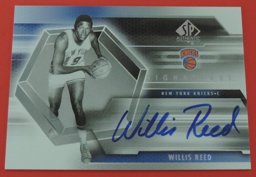 2004 SP AUTHENTIC SIGNATURES WILLIE REED AUTOGRAPH ON CARD SP KNICKS ...