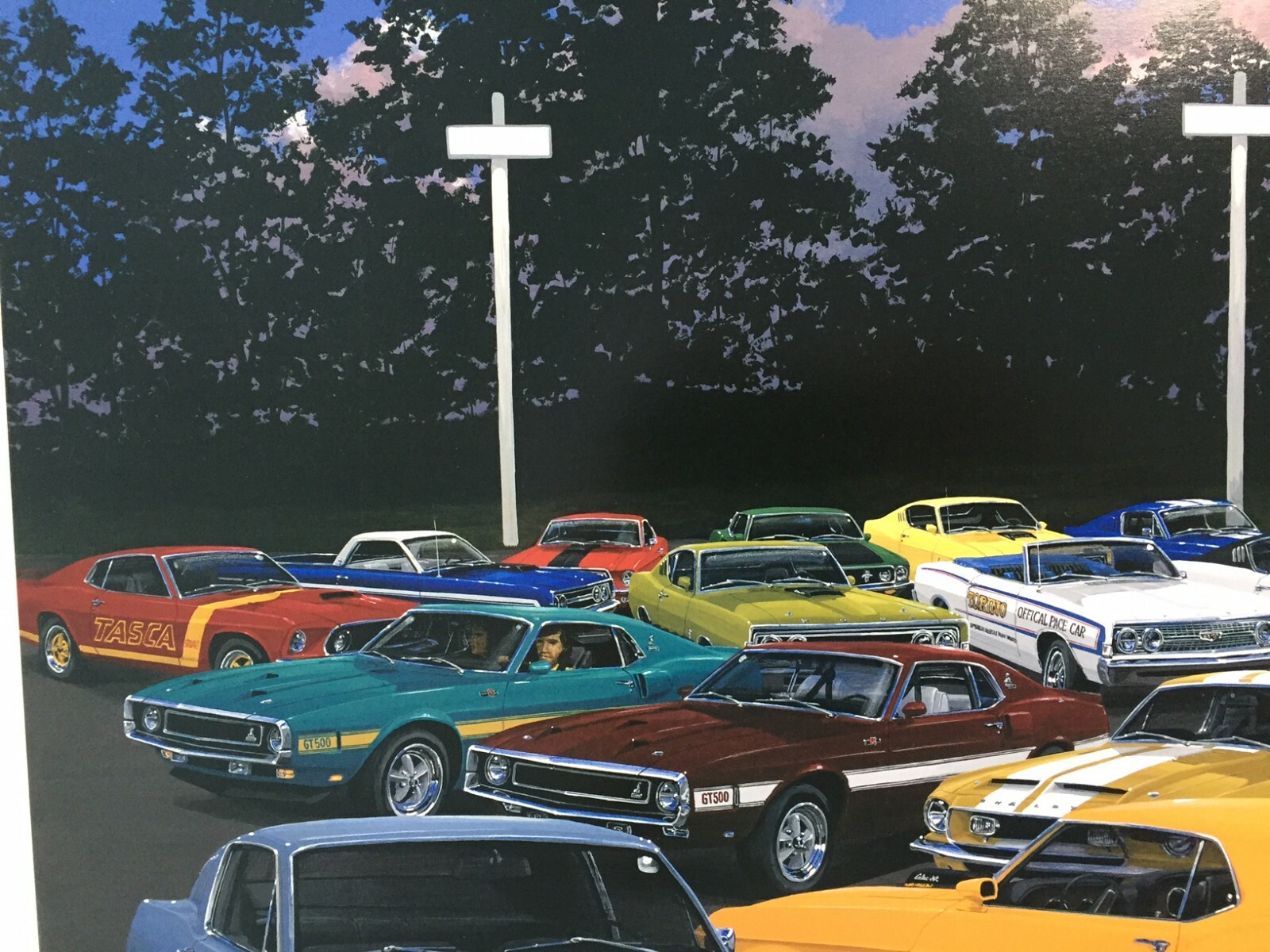 David Snyder "Tasca" Ford Mustang Torino Cobra Jet Shelby Mach I Boss ...