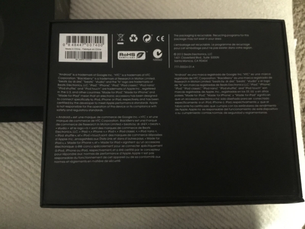 Beats Solo Hd Matte Black Box