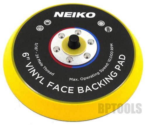 6" DA PSA SANDING BACKING PAD for STICKIT Sanders Vinyl Face Backing ...