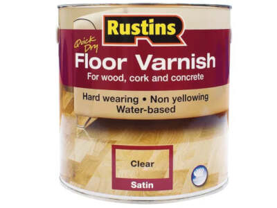 Rustins Quick Dry Floor Varnish Satin 1 litre | eBay UK