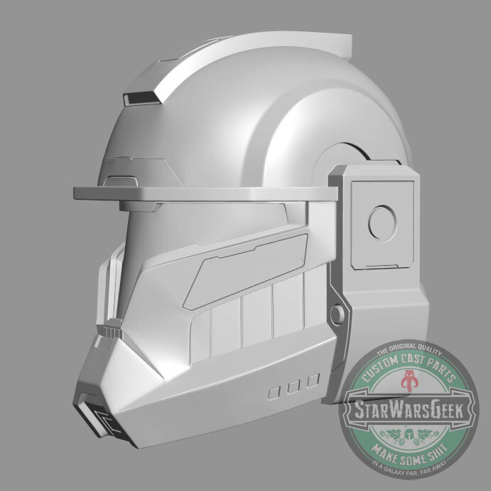 Clone P1 Spartan original Star Wars / HALO mashup custom head for ...