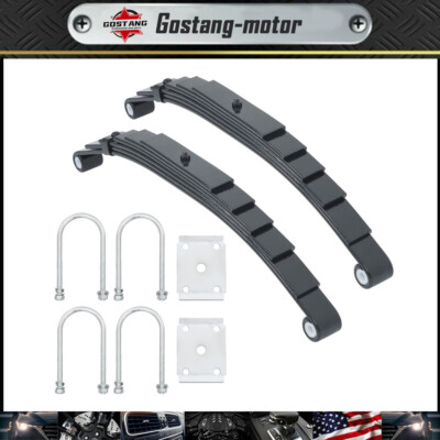 Trailer 6 Leaf Double Eye Spring Suspension Kit For 7000 lb Axles | eBay