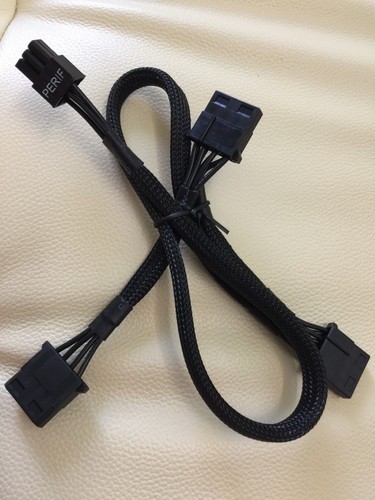 6 pin Perif to 3X IDE DRIVER POWER cable FOR EVGA SuperNOVA 850 B2 G2 ...