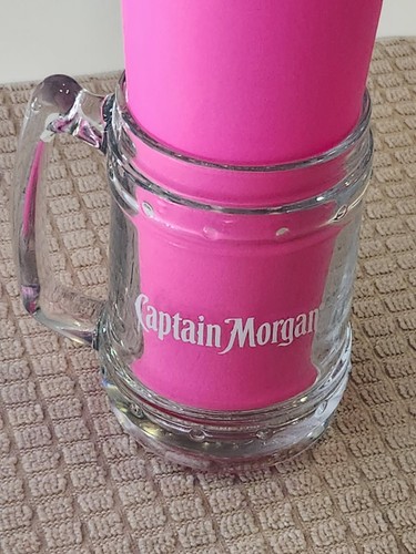 Official Authentic Promo Captain Morgan Rum Heavy Glass Embossed ...