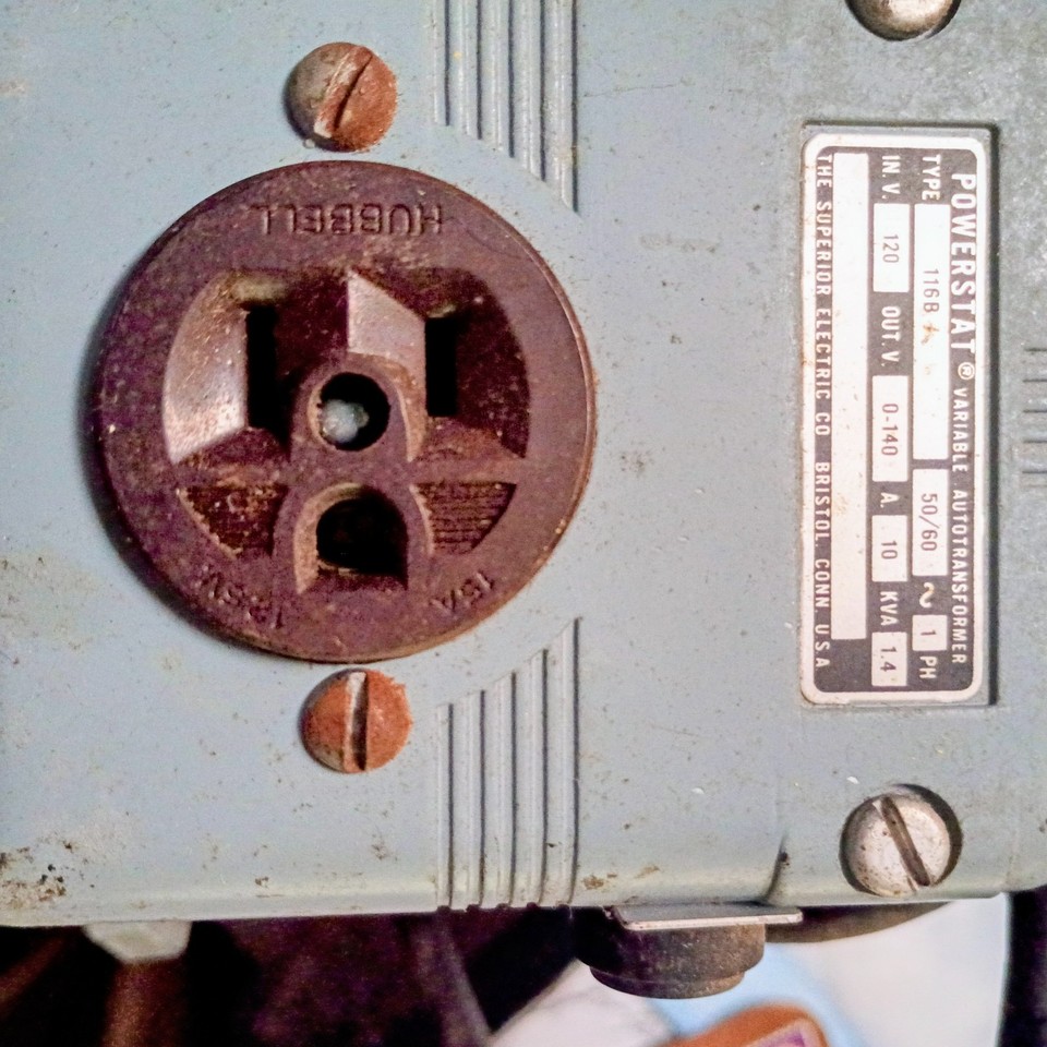Superior Electric Powerstat Type: 3PN116 Variable Auto Transformer 0 ...