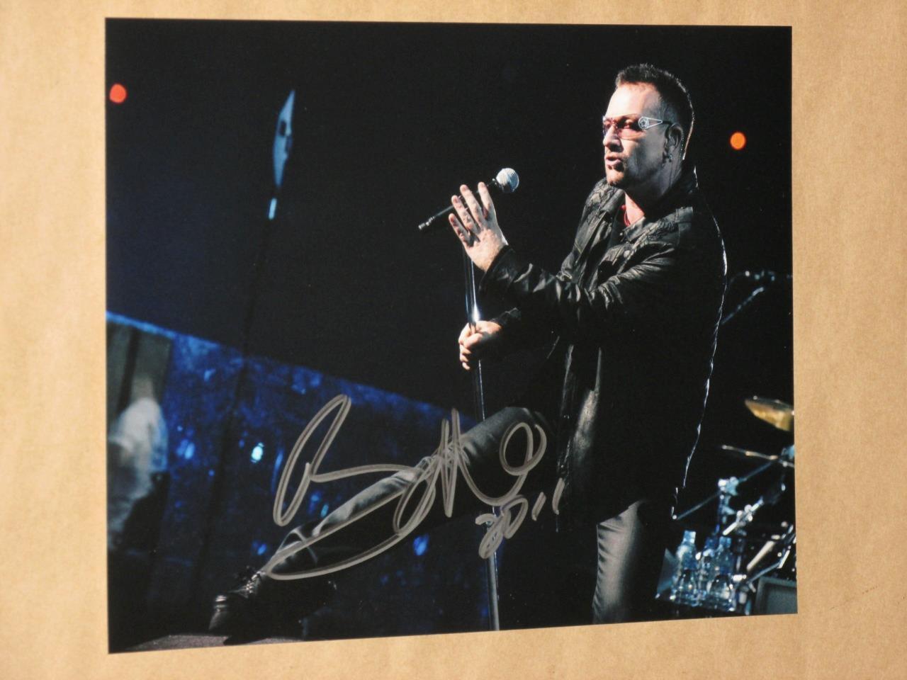 U2 - "BONO" - HAND SIGNED 8 X 10 COLOUR PHOTOGRAPH | eBay