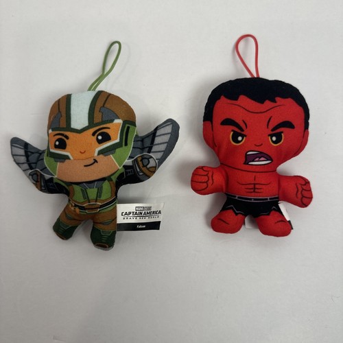 McDonald's 2024 Falcon & Red Hulk Plush Figure Cpt America Brave New ...