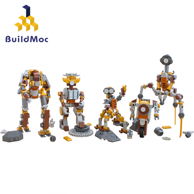 Robot Combination Character Model Building Blocks Set MOC Bricks Toys ...