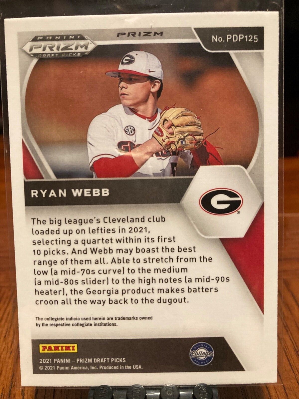 2021 Panini Prizm Draft Picks - Silver Prizm #PDP125 Ryan Webb (RC) for ...