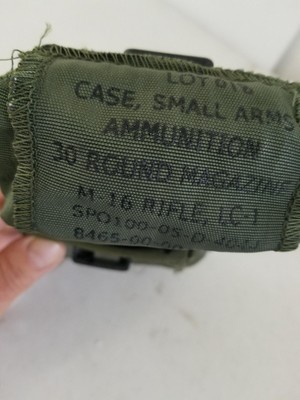Vintage US Military Ammo Case 30 round M16 Rifle LC1 Alice Mag Pouch | eBay