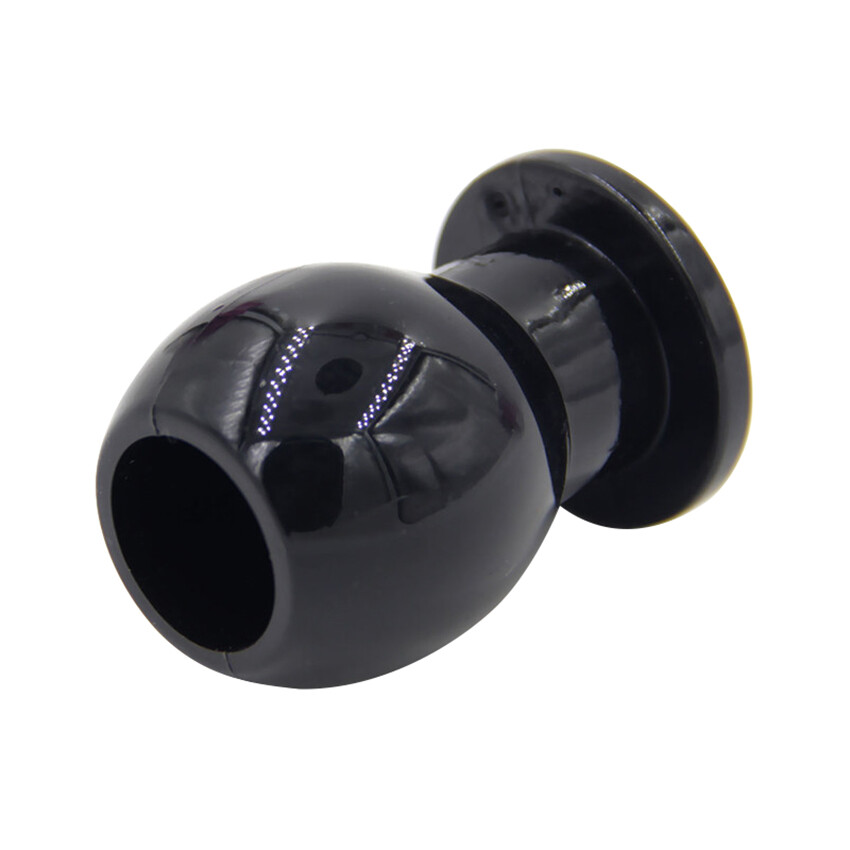 Anal Cleaner Enema Hollow Butt Plug Peep Vaginal Anus Fetish Silicone ...