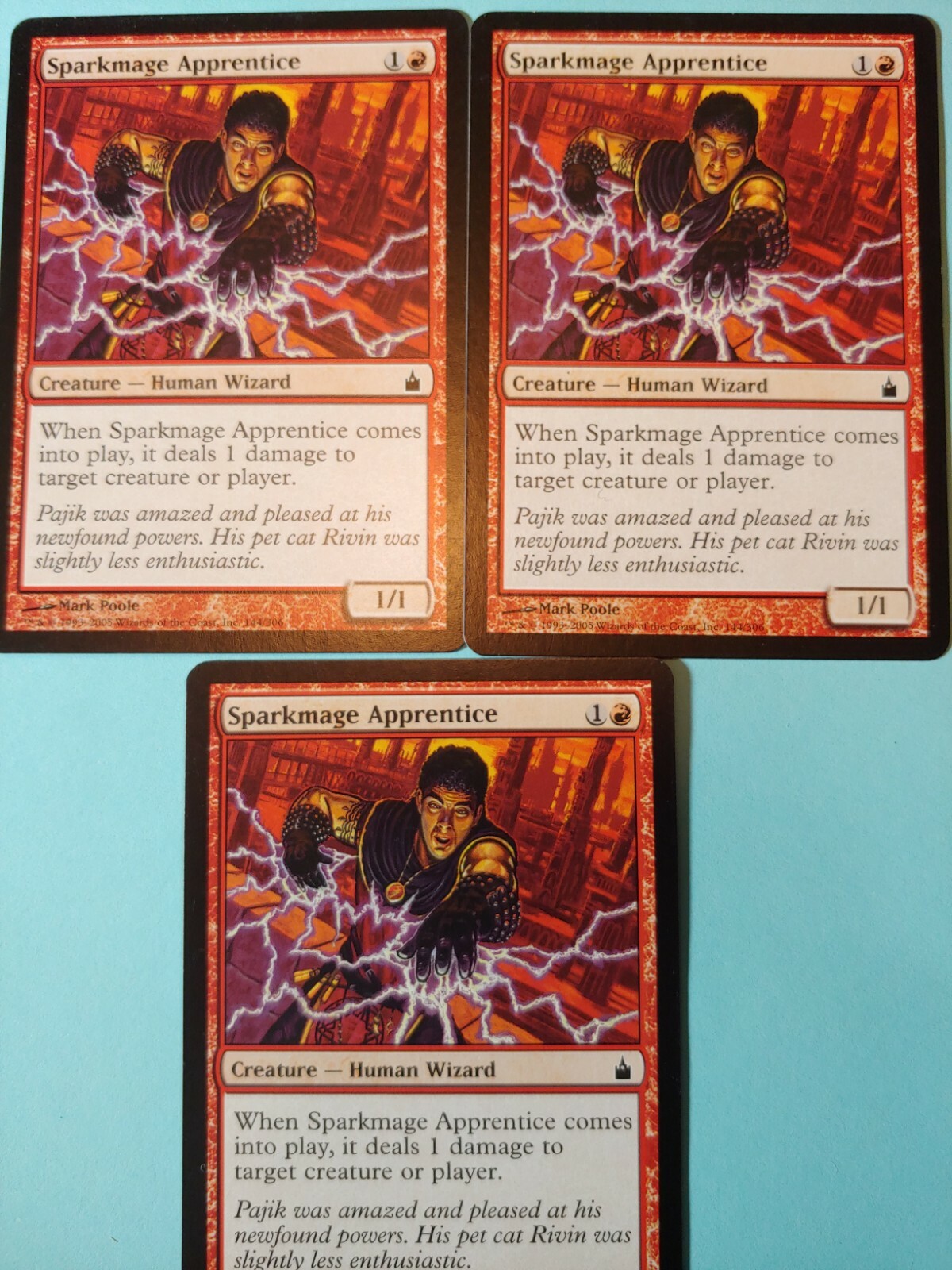 MTG Sparkmage Apprentice Ravnica 144/306 Regular Common for sale online ...