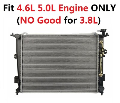 RADIATOR 13085 Fits 2009-2014 HYUNDAI GENESIS 4.6L 5.0L ONLY (NO GOOD ...