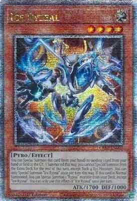 Yugioh CRBR-EN003 Ice Ryzeal Quarter Century Secret Rare 1st MINT | eBay