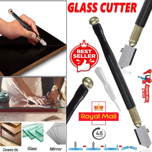 Professional Glass Cutter Oil Lubricated Cutters With Grip Carbide ...